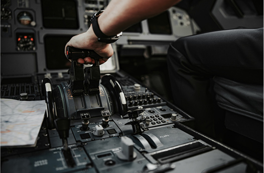 Application for Cockpit / Pilot Control | Aerospace | TAMAGAWA SEIKI